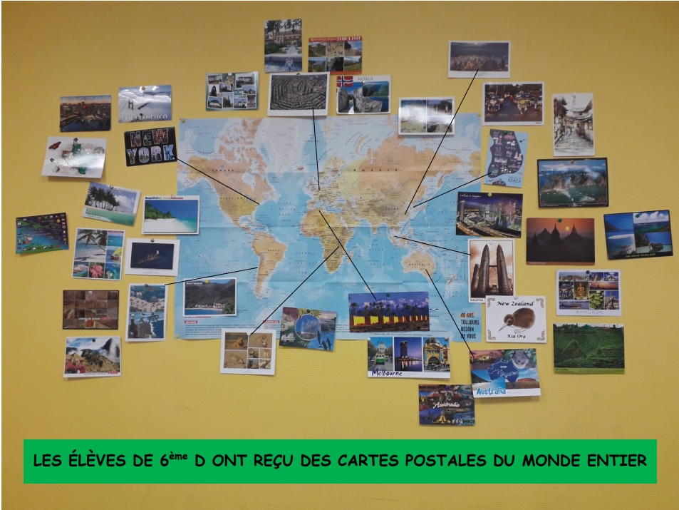 Des cartes postales pour apprendre la géographie - Collège Camille Claudel